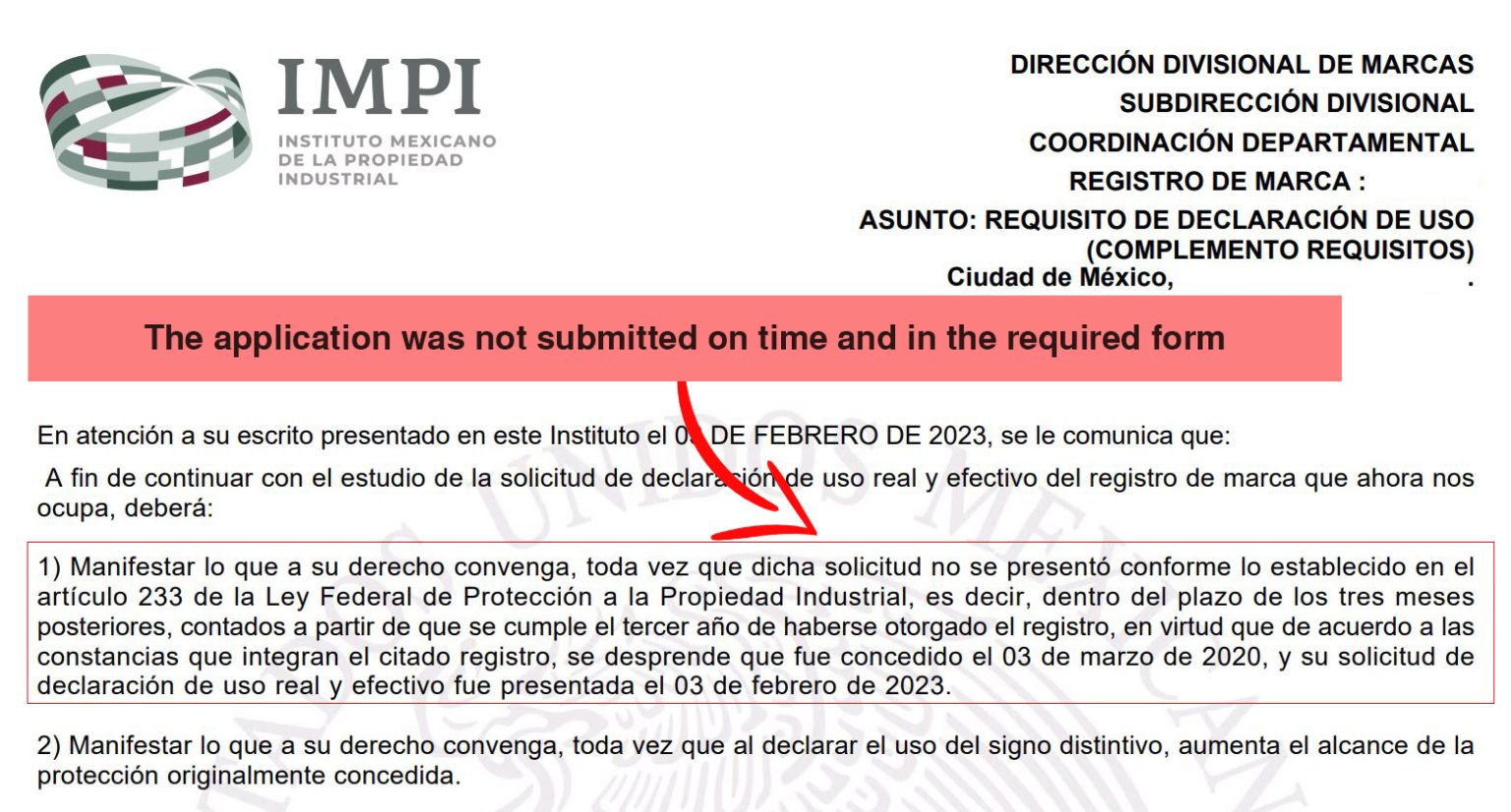 Trademark Declaration of Use before IMPI in Mexico: Deadlines, Costs ...